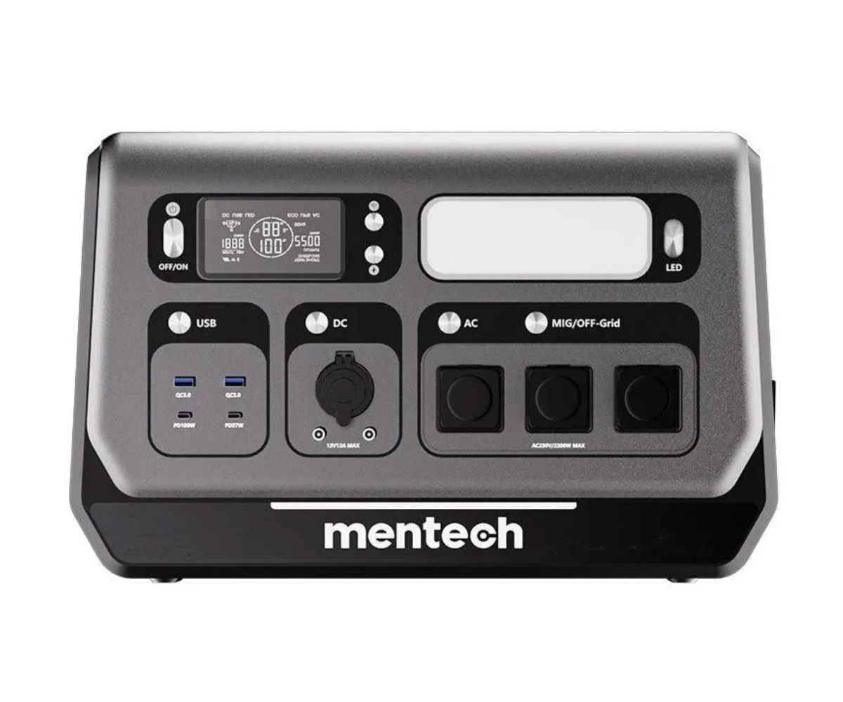 Mentech BP2400 Powerstation für Balkonkraftwerk mit 0% MwSt. gemäß § 12 ...