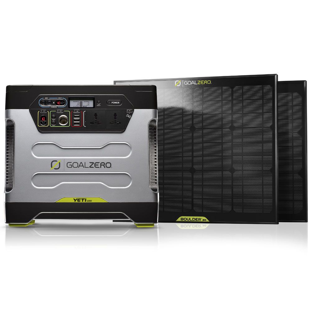 Goal Zero Yeti 1250 Solar Generator Kit | GZ-067